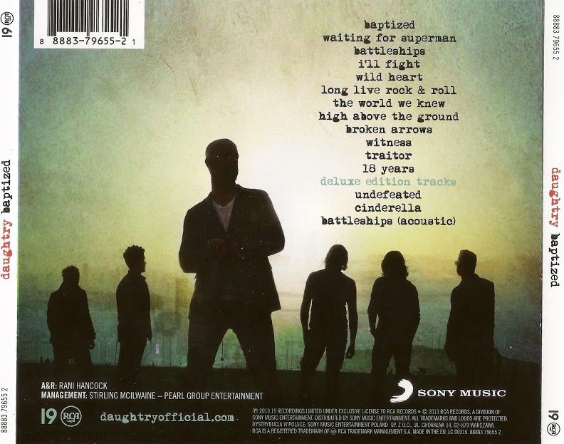 Encarte: Daughtry - Baptized (Deluxe Edition) - Encartes Pop