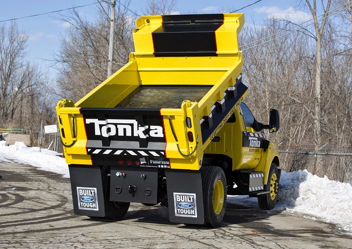 For a Giant Sandbox: Mighty Ford F-750 Tonka