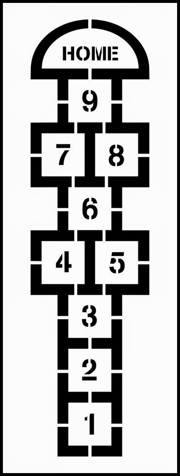 Content in a Cottage: Indoor Hopscotch