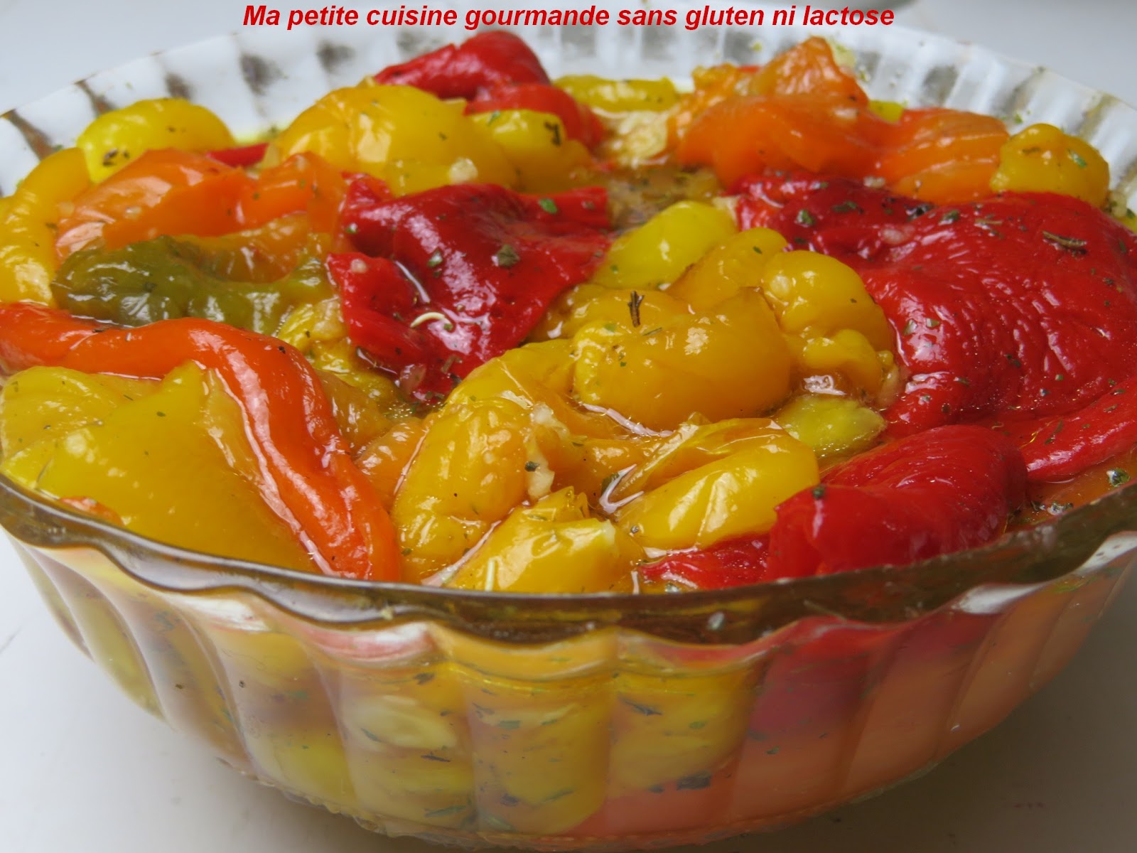 Salade de poivrons grillés - Ma petite cuisine gourmande sans gluten ni ...
