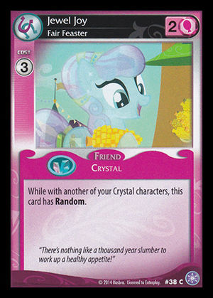 MLP Jewel Joy, Fair Feaster CCG Cards | MLP Merch