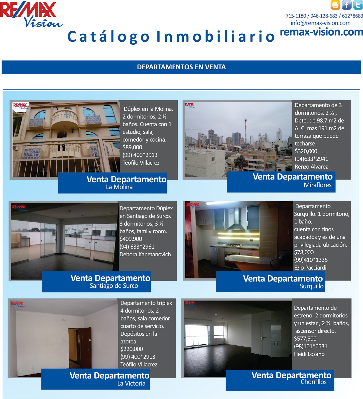 Catálogo Inmobiliario - Remax Vision 20.09.12 ~ RE/MAX Vision Blog