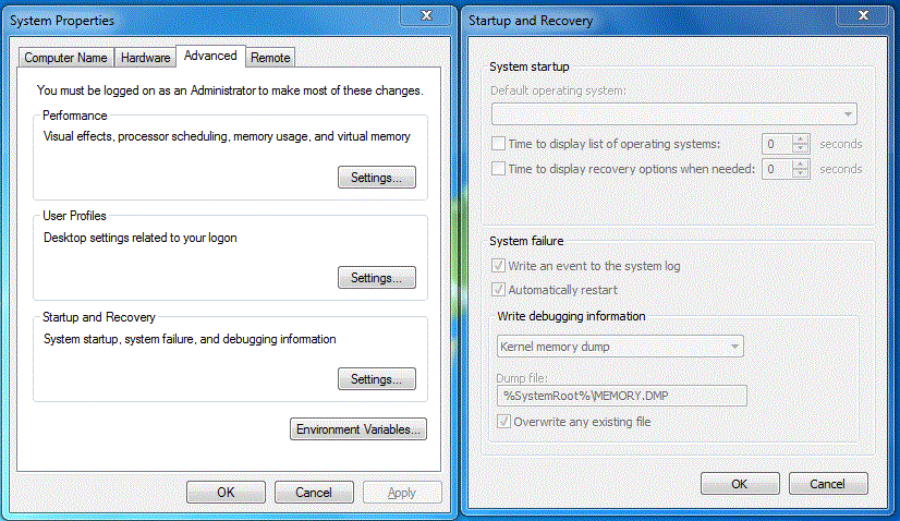 Guide On How To Disable Automatic Reboot On System Failures ~ In Tech Talk