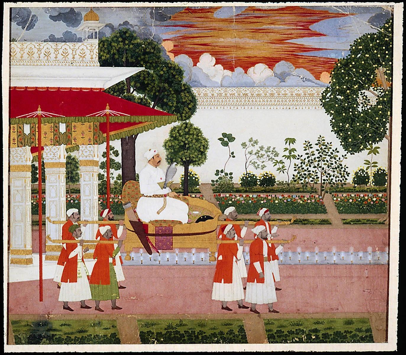 Viático de Vagamundo: Palanquin or litter in India