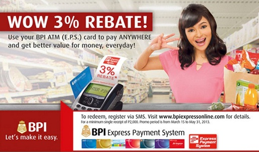 Sale Manila: BPI ATM EPS Card Promo