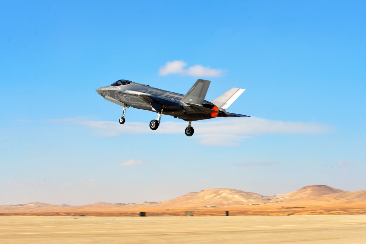 Asian Defence News: Israeli Air Force : The first two F-35I Adir landed ...