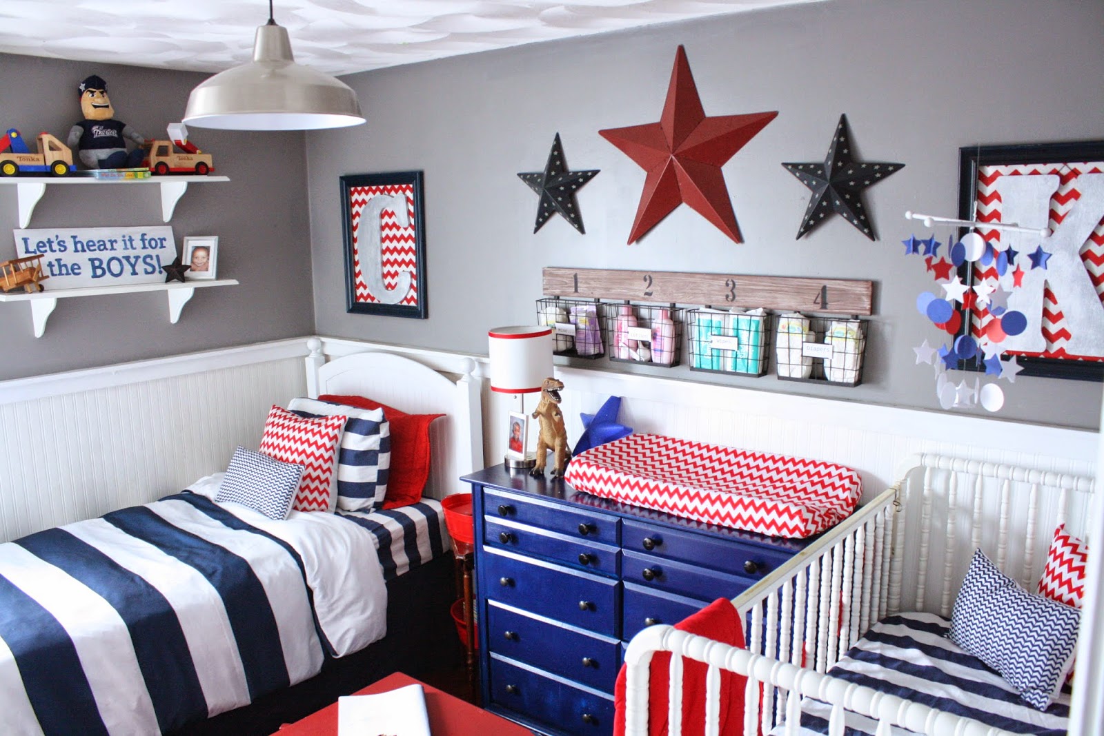 Closet Organization Revisiting My Boys Shared Bedroom Made by Carli