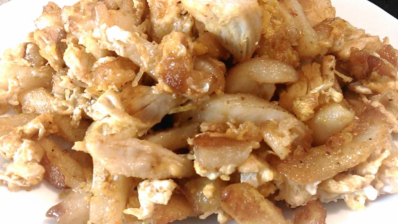 PURA, COCINA SIN GLUTEN: Revuelto rápido de pollo con patatas sin gluten