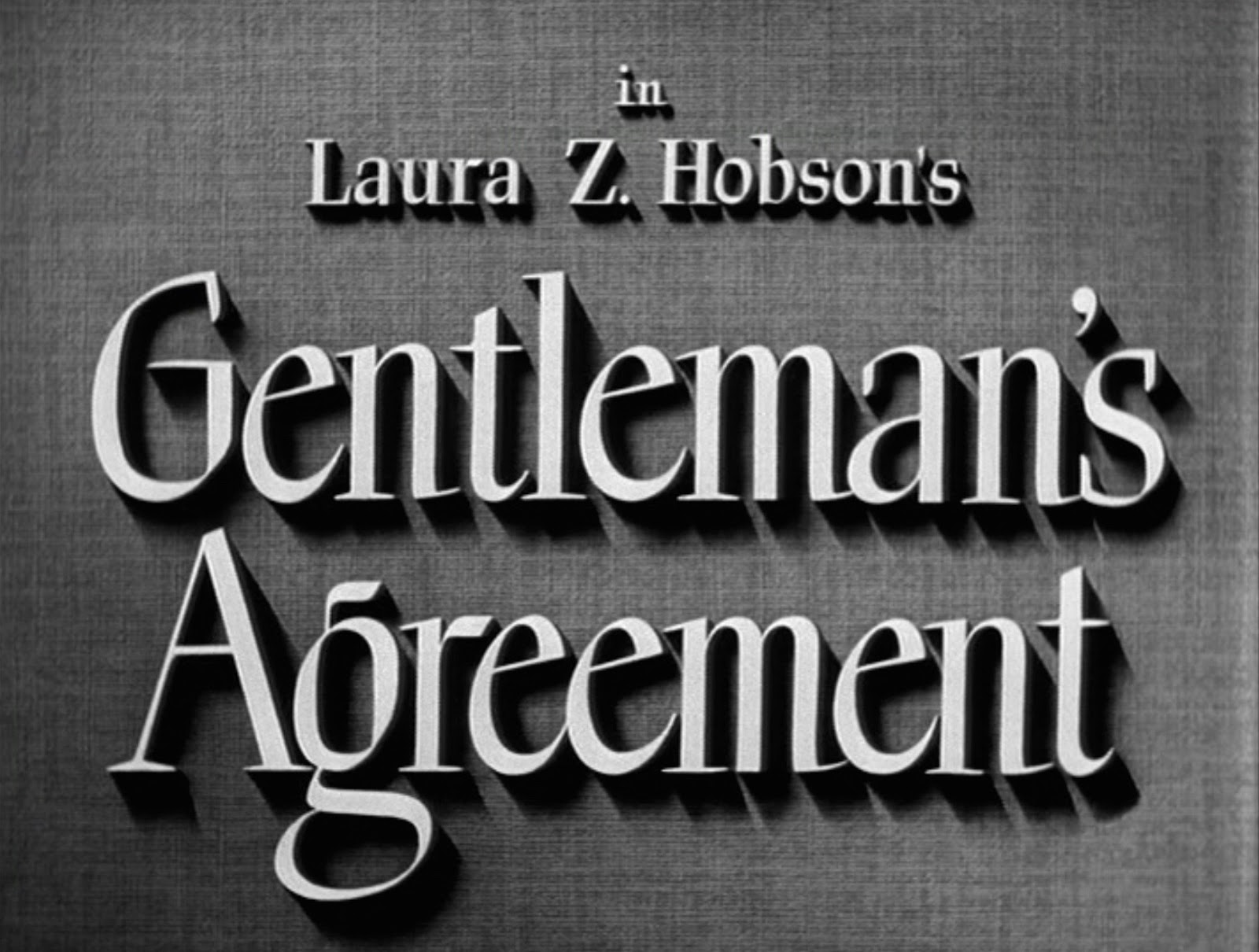 Oscargasms: Gentleman's Agreement