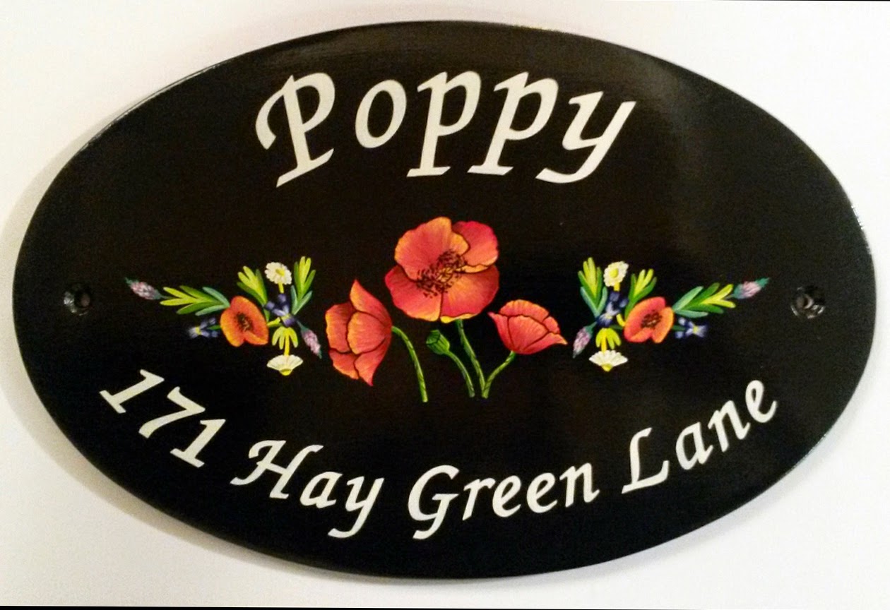 Hand Painted House Signs by Ceramic Art: House Signs, House Plaques and ...