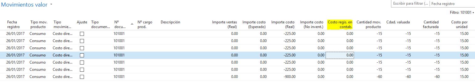 Errores y soluciones NAV 2015 Fabricación cuentas WIP ~ Tutoriales Navision