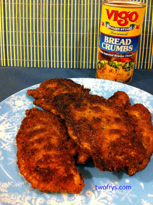 Two Frys: Breaded Chicken Cutlets