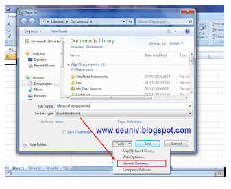 Cara Membuat Password Pada file Microsoft Excel dan Microsoft Word - GaleriKurikulum2013