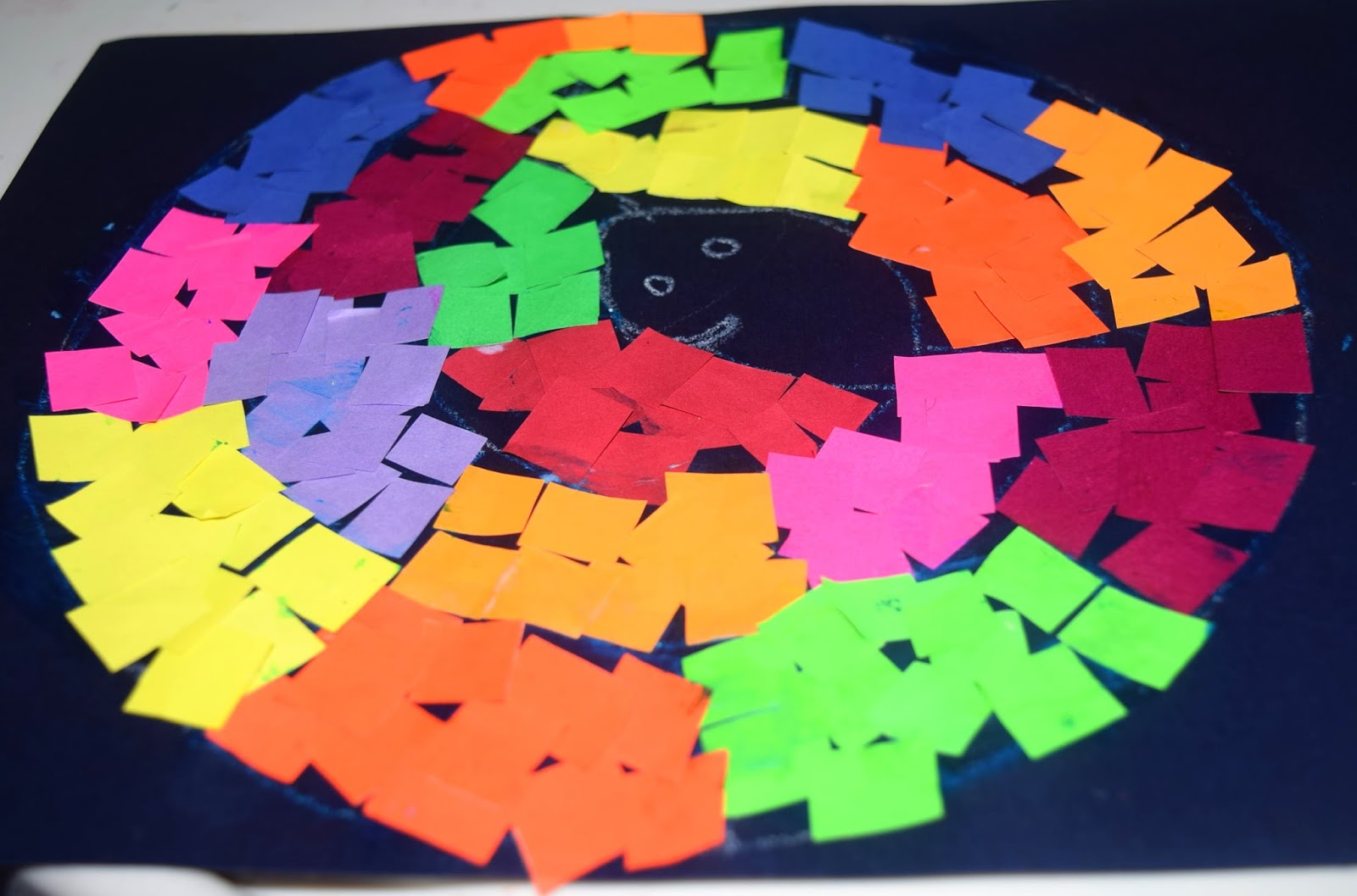 Sindhu's cocoon: Spinning Snake - Paper Collage Activity