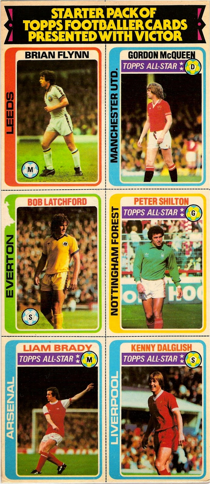 Football Cartophilic Info Exchange: Topps / D.C. Thomson ~ Victor ...