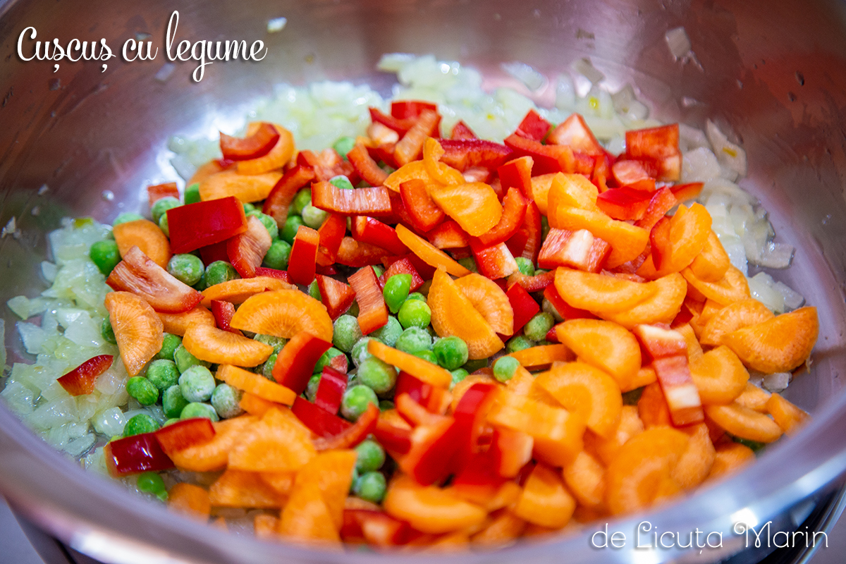 Din bucătăria mea: Cuscus cu legume