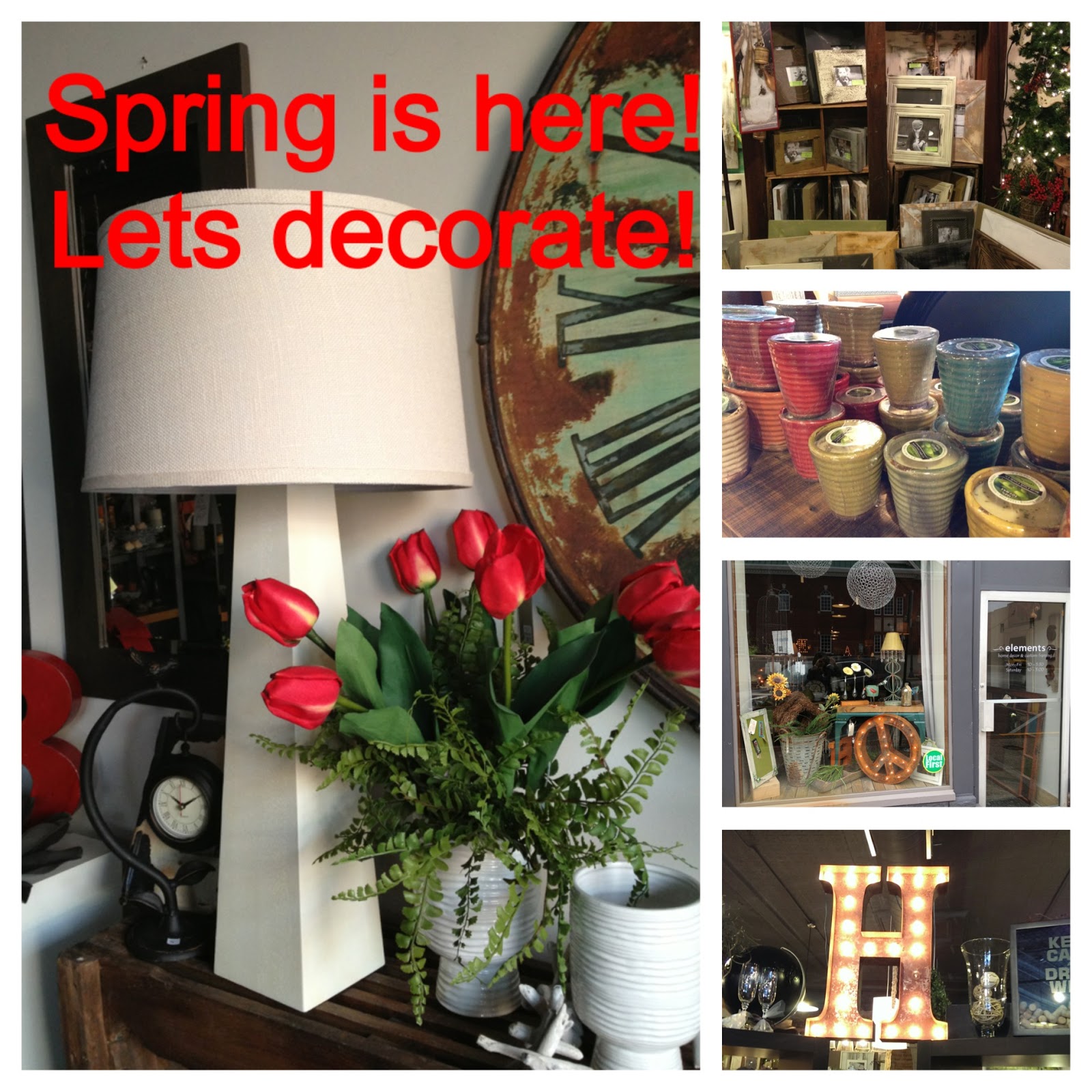 E L E M E N T S O F D E S I G N: LET'S SPRING IT UP