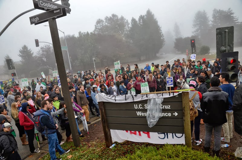 Alex Darocy Photography: Workers and Students Shutdown UCSC during ...