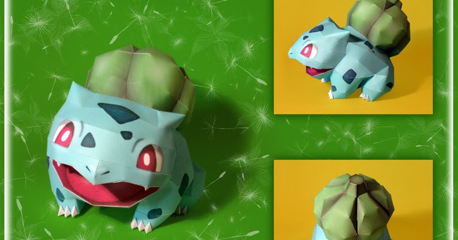 Paperpokés - Pokémon Papercraft: BULBASAUR