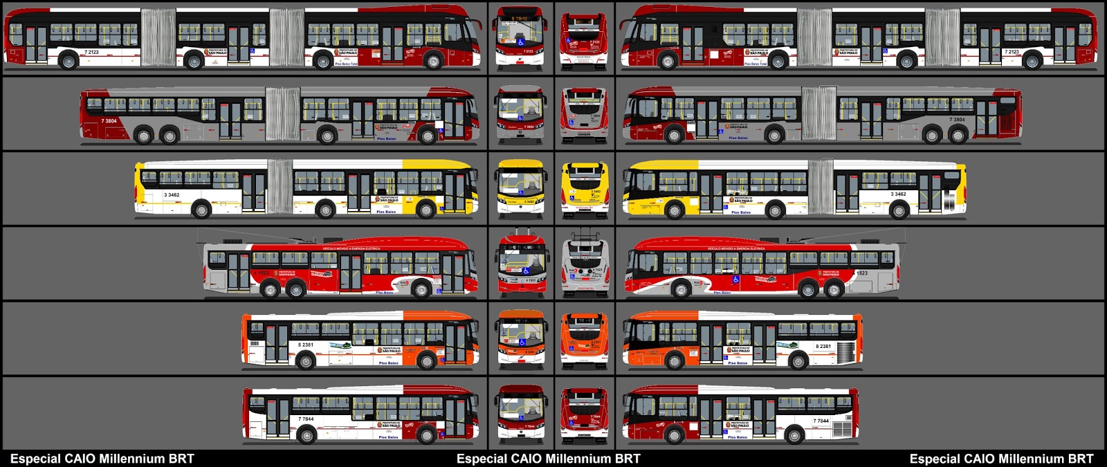 SPBus Desenhos: Especial CAIO Millennium BRT