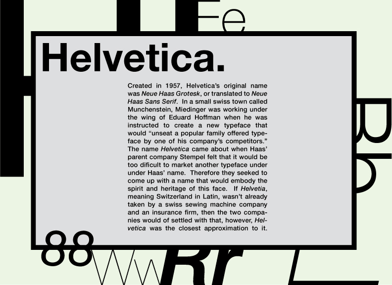 matthewdavid88: Great Minds in Design: Max Miedinger