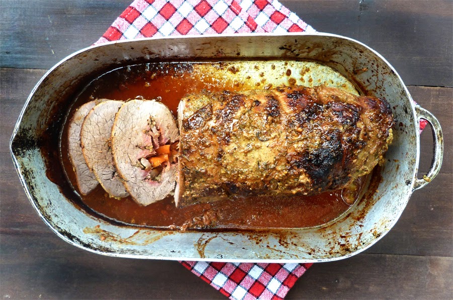 Cozinha da Heloisa: Tatu Bovino Recheado