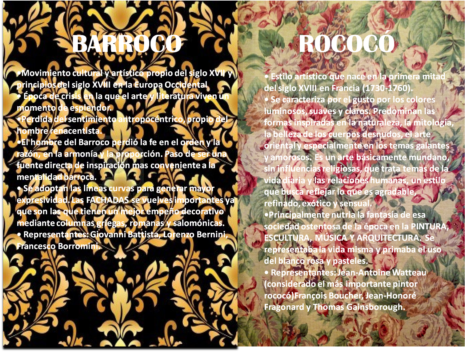 JULIANA ORTEGA: Barroco-Rococó