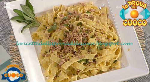 Mafalde fiorentine al ragù in bianco ricetta Luisanna Messeri da Prova ...