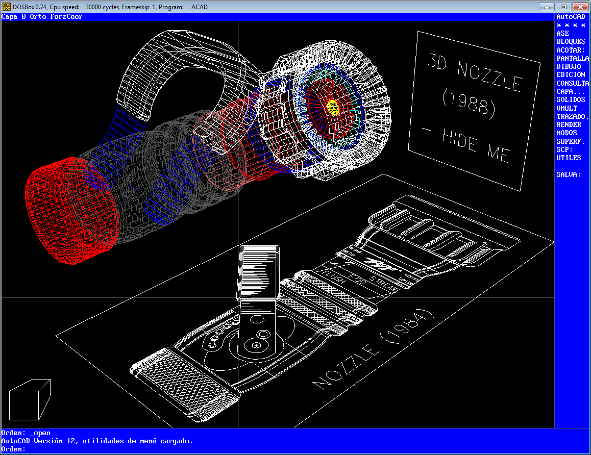 La Marmita: Para nostálgicos. Autocad v.12