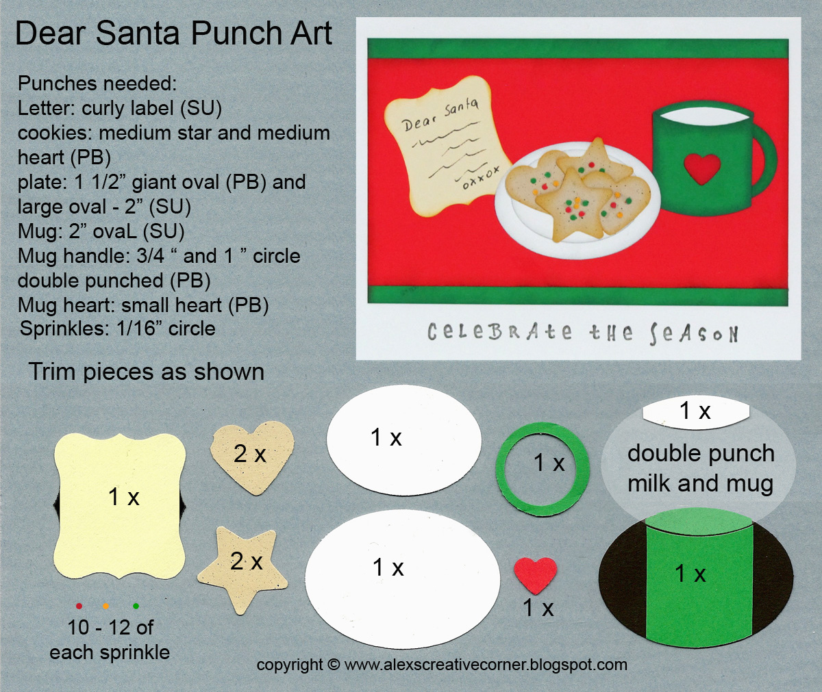 Alex's Creative Corner: Cookies for Santa