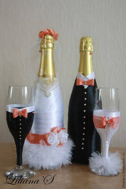 Aprende cómo decorar copas de boda de forma bonita y fácil ~ Mimundomanual