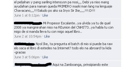 A Sample of the Chavacano in Cavite