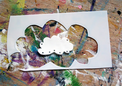 The Experimental Crafter: April Showers Cloud Necklace Tutorial