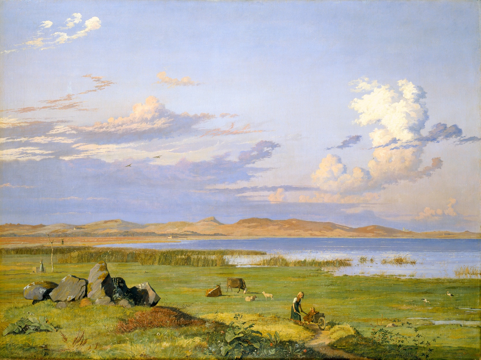 Johan Thomas Lundbye: Landskab ved Arresø