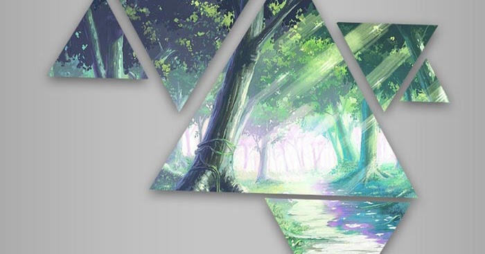 Geometric Forest Wallpaper Engine