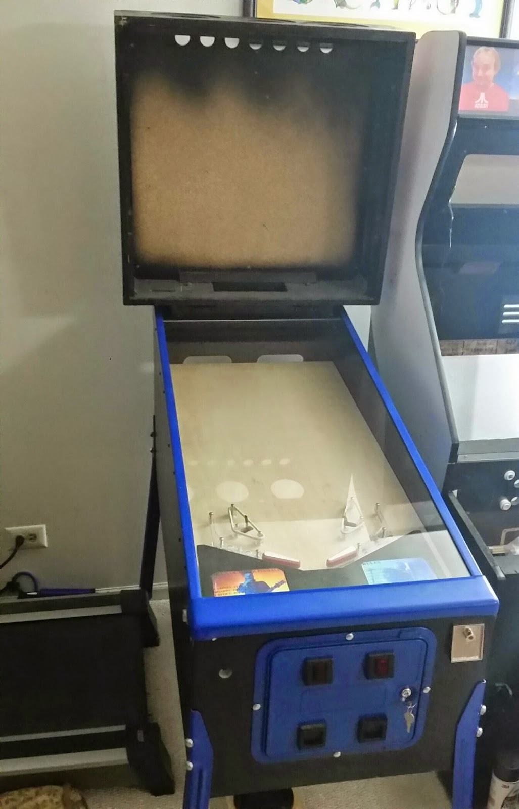 homebrew pinball: playfield in