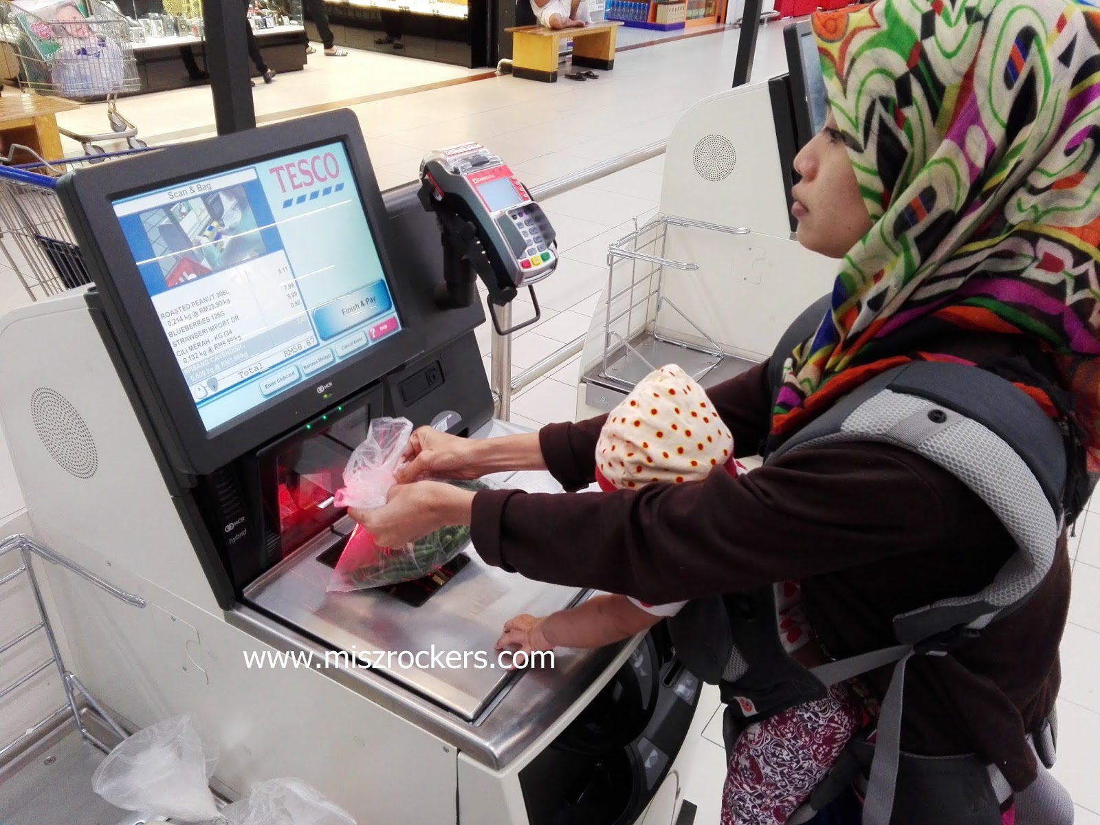 KAUNTER PEMBAYARAN LAYAN DIRI | Ceritera Si Gadis Biru