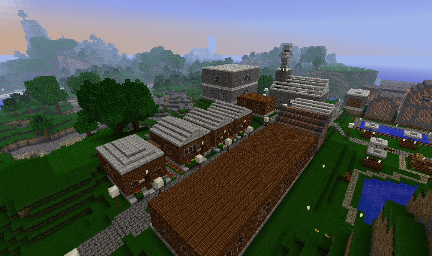 Dee does Minecraft: Row Houses