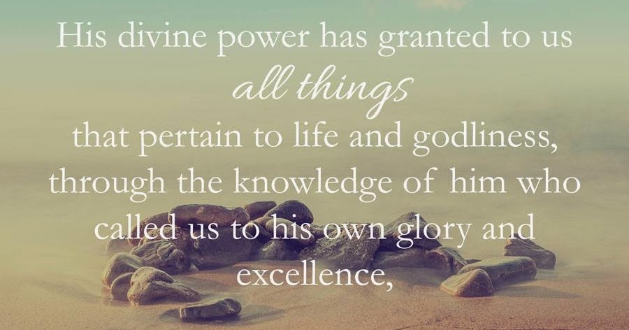 Living for God: Whatever We Need to Live a Godly Life