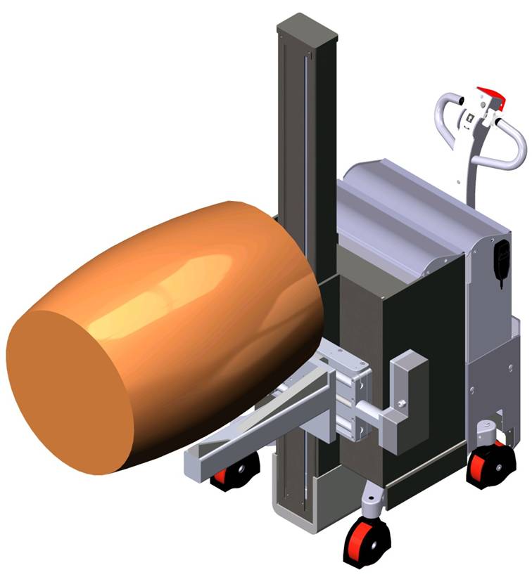 Packline Materials Handling: Wine and Spirits Barrel Lifter