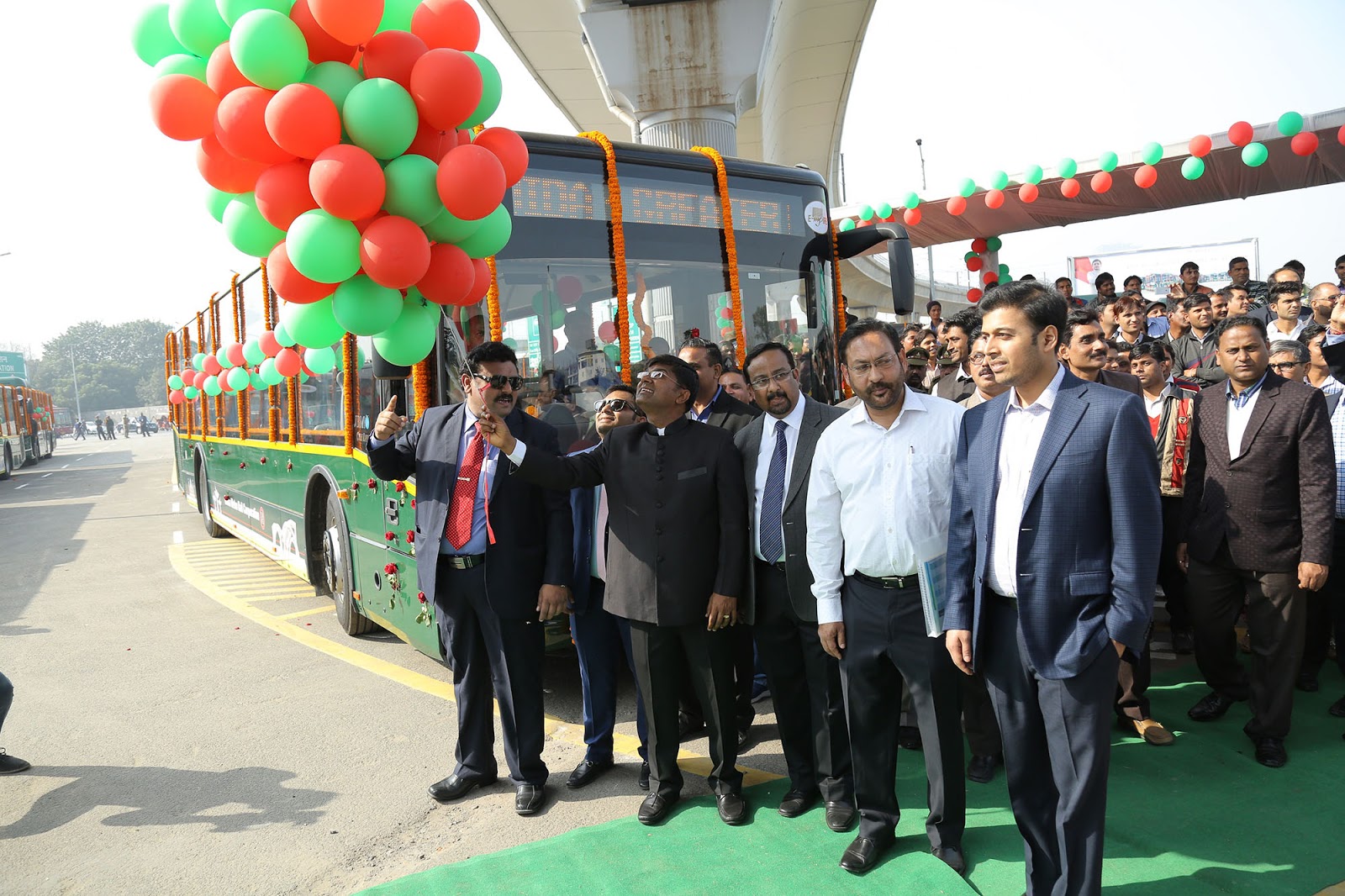SouLSteer.com: NMRC launches JBM Citylife CNG buses for the route ...