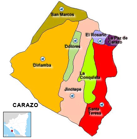 Carazo Turístico: Departamento de Carazo