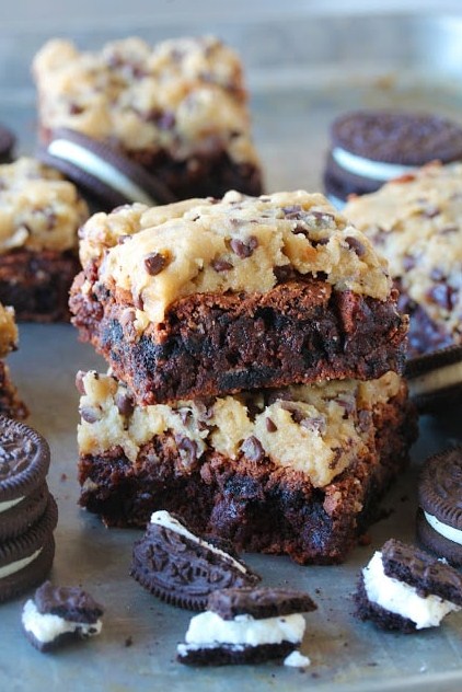 Yummy Oreo Fudge Brownies - BEAN GIRRAS