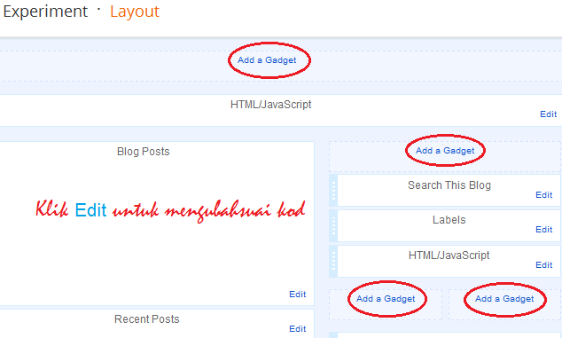 Tutorial - Cara Meletakkan Letak Kod HTML/JavaScript Dalam Blogger ...
