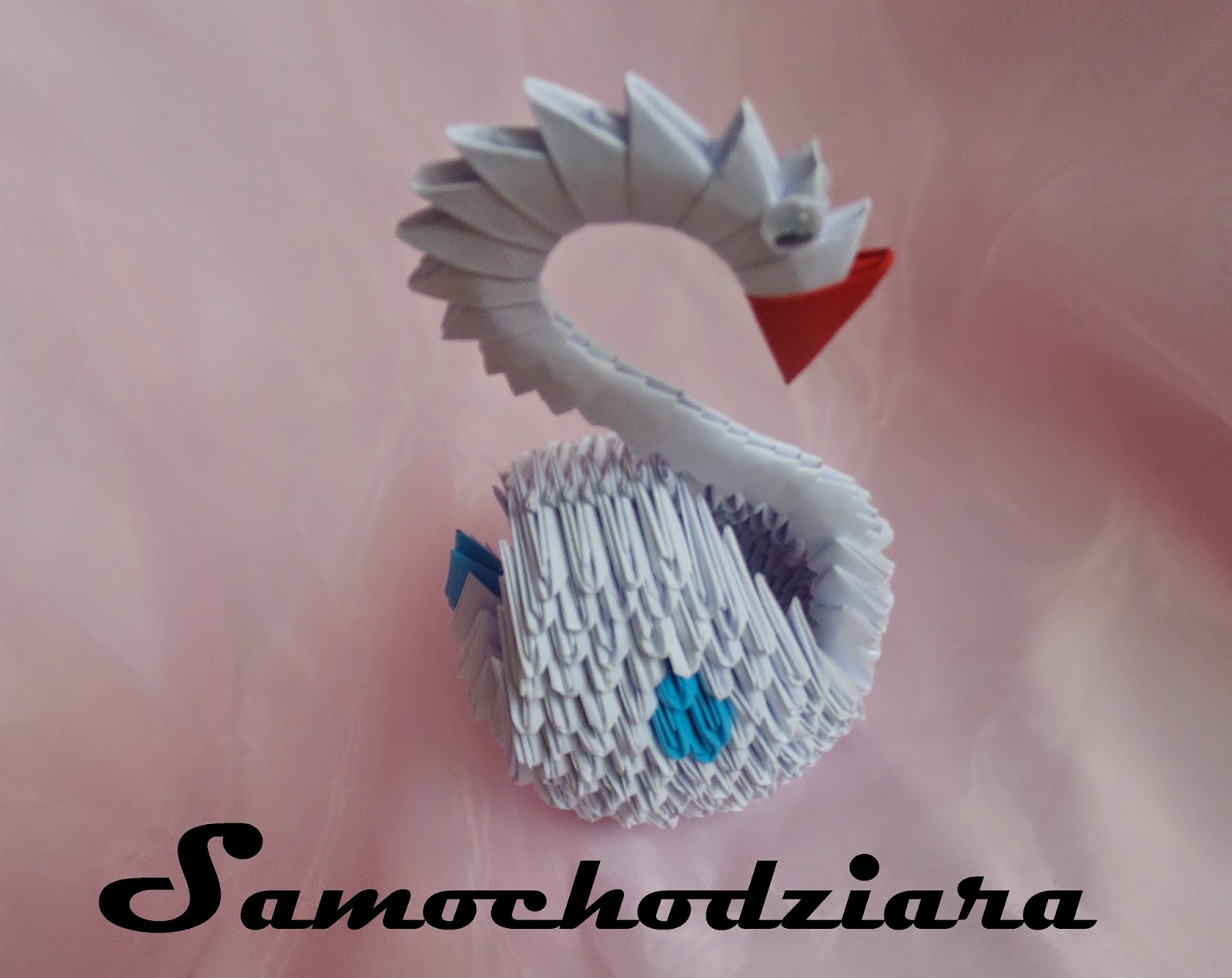 Druga strona Samochodziary: Origami: Łabędź ;)