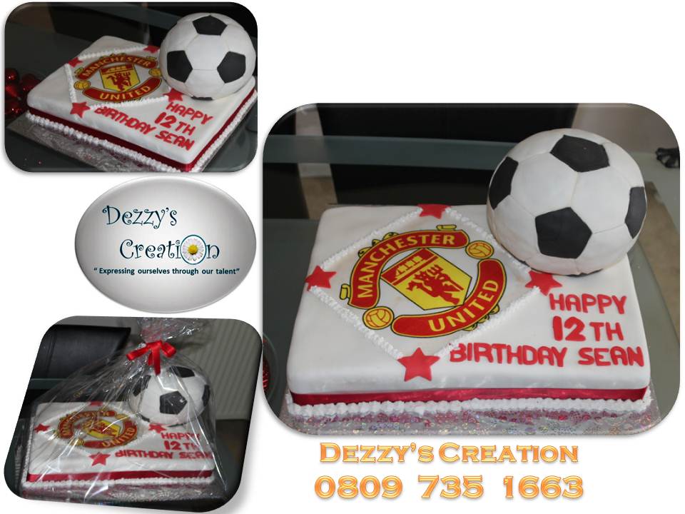 Dezzy's Creation: CAKES FOR MAN U FANS