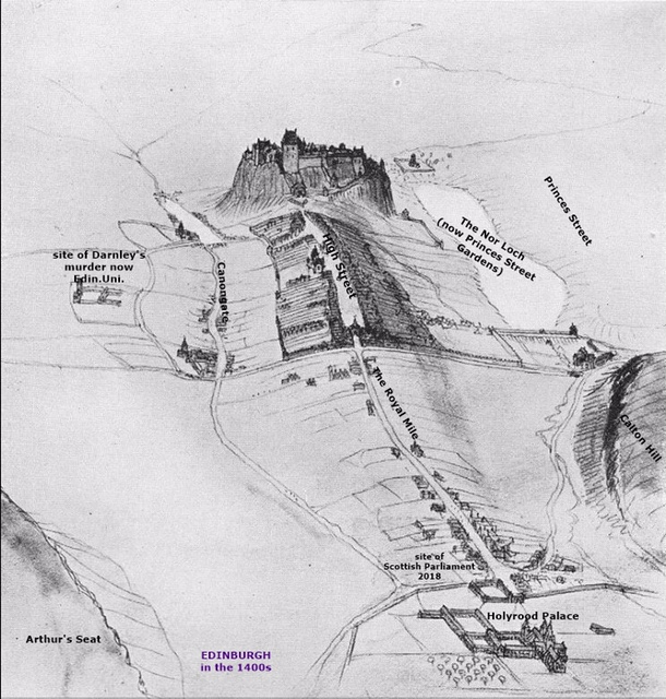 Ada de Warenne, Queen Mother of Scotland: Edinburgh in Medieval Times