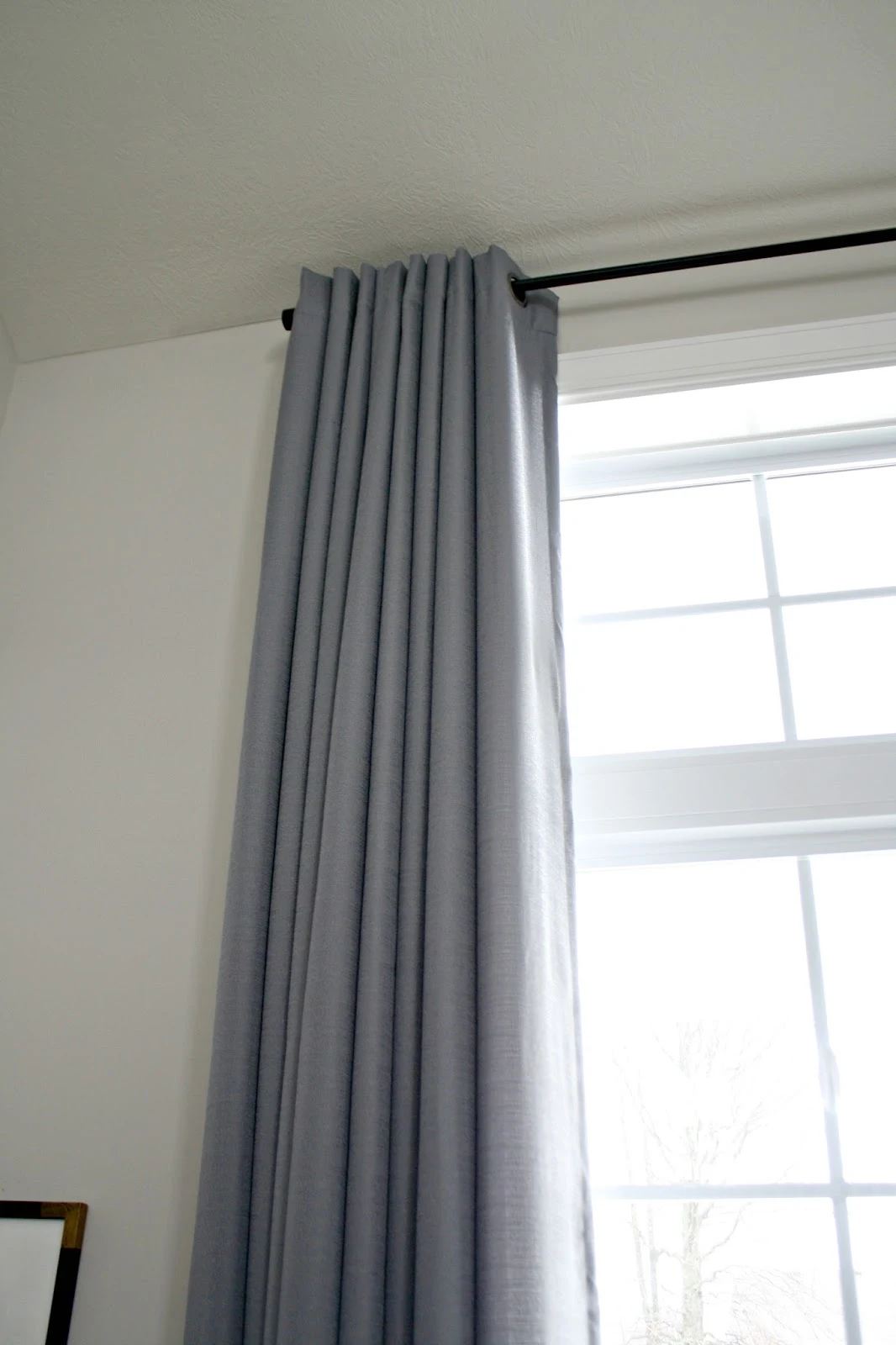 Affordable hardware & drapes for BIG windows | Thrifty Decor Chick ...