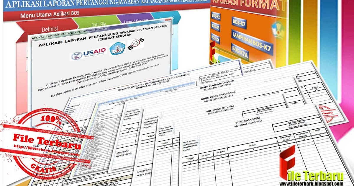 Download Aplikasi Format BOS K1,K2,K3,K4,K5,K6,K7,K7a beserta ...