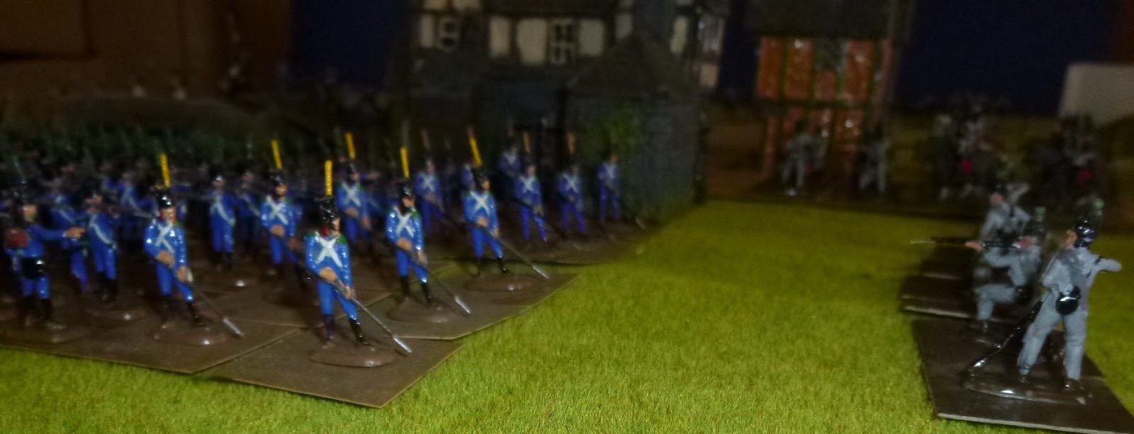 Franks Toy Soldiers: Brunswickers Vs French